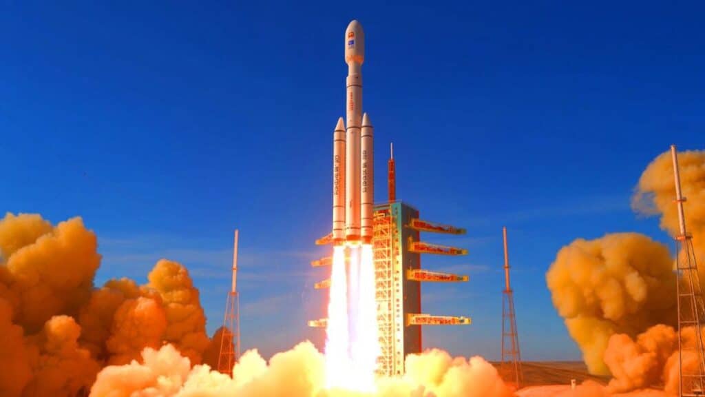 China Challenges SpaceX: This Reusable Nine-Engine Rocket Is Shaking Up ...